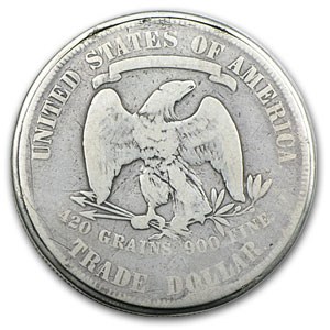 Buy 1876 Trade Dollar Opium Dollar Hinged Box Dollar (FTJ Monogram) | APMEX