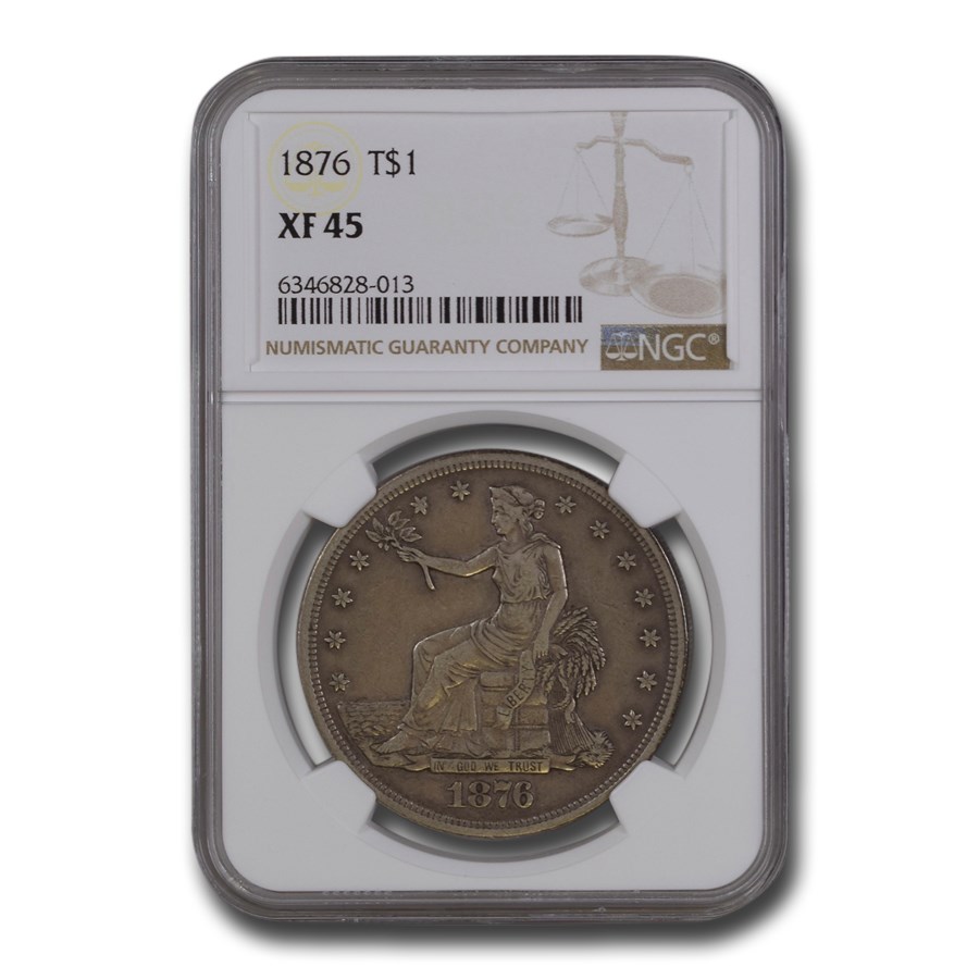 Buy 1876 Trade Dollar XF-45 NGC | APMEX