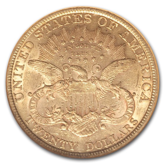 Buy 1877 $20 Liberty Gold Double Eagle AU-50 NGC | APMEX