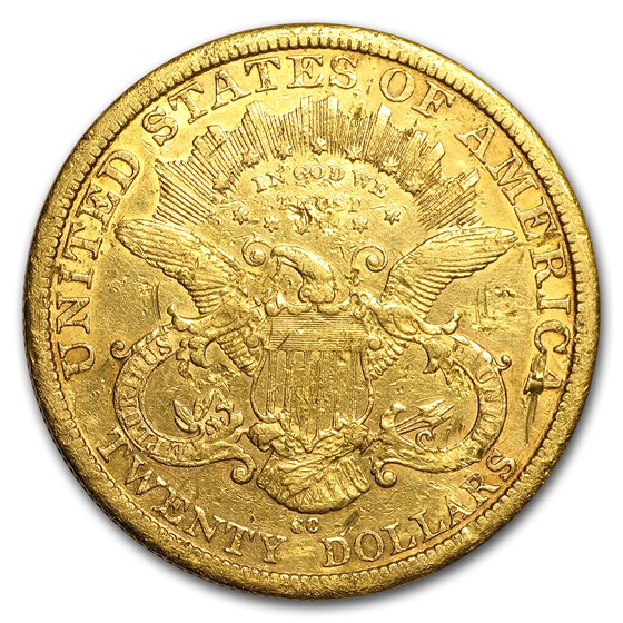 Buy 1877-CC $20 Liberty Gold Double Eagle XF (Cleaned) | APMEX