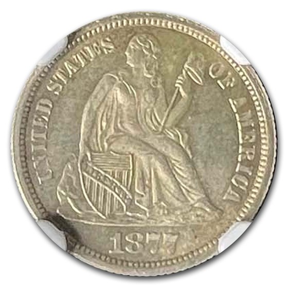 Buy 1877-CC Liberty Seated Dime MS-65 NGC CAC | APMEX