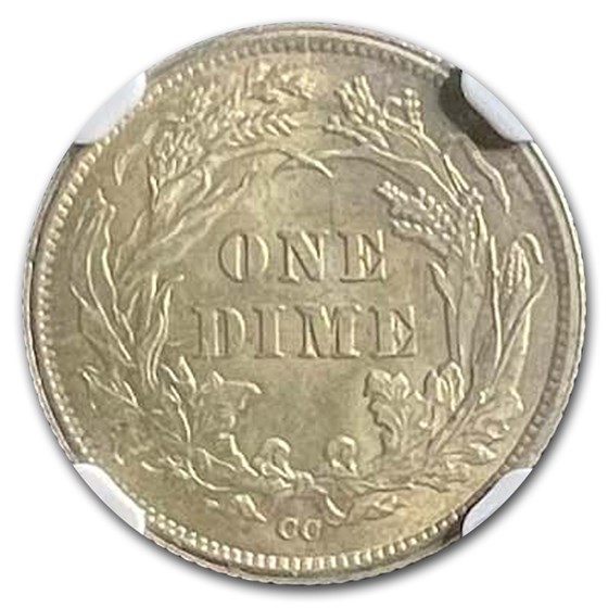 Buy 1877-CC Liberty Seated Dime MS-65 NGC CAC | APMEX
