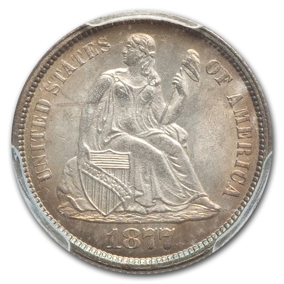 Buy 1877-CC Liberty Seated Dime MS-65 PCGS | APMEX