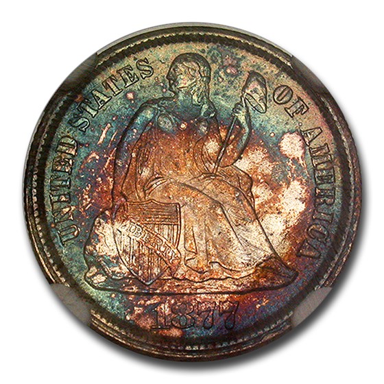 Buy 1877-CC Liberty Seated Dime MS-67 NGC | APMEX