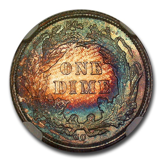 Buy 1877-CC Liberty Seated Dime MS-67 NGC | APMEX