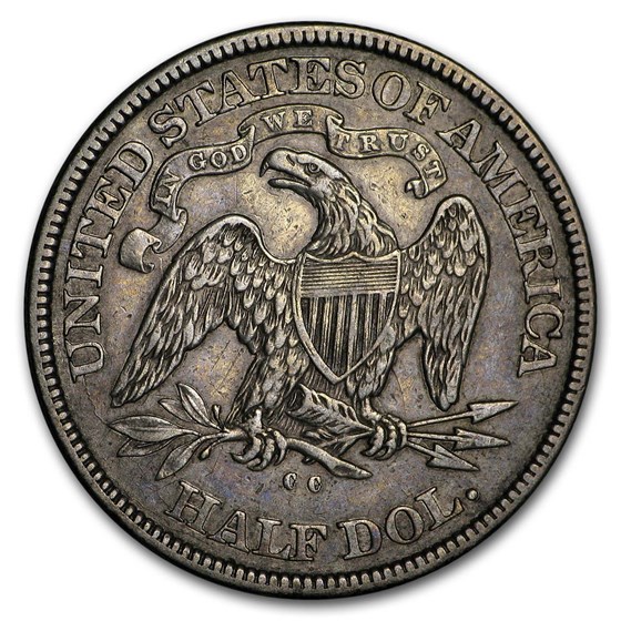 Buy 1877-CC Liberty Seated Half Dollar XF (Details) | APMEX