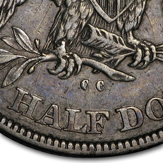 Buy 1877-CC Liberty Seated Half Dollar XF (Details) | APMEX