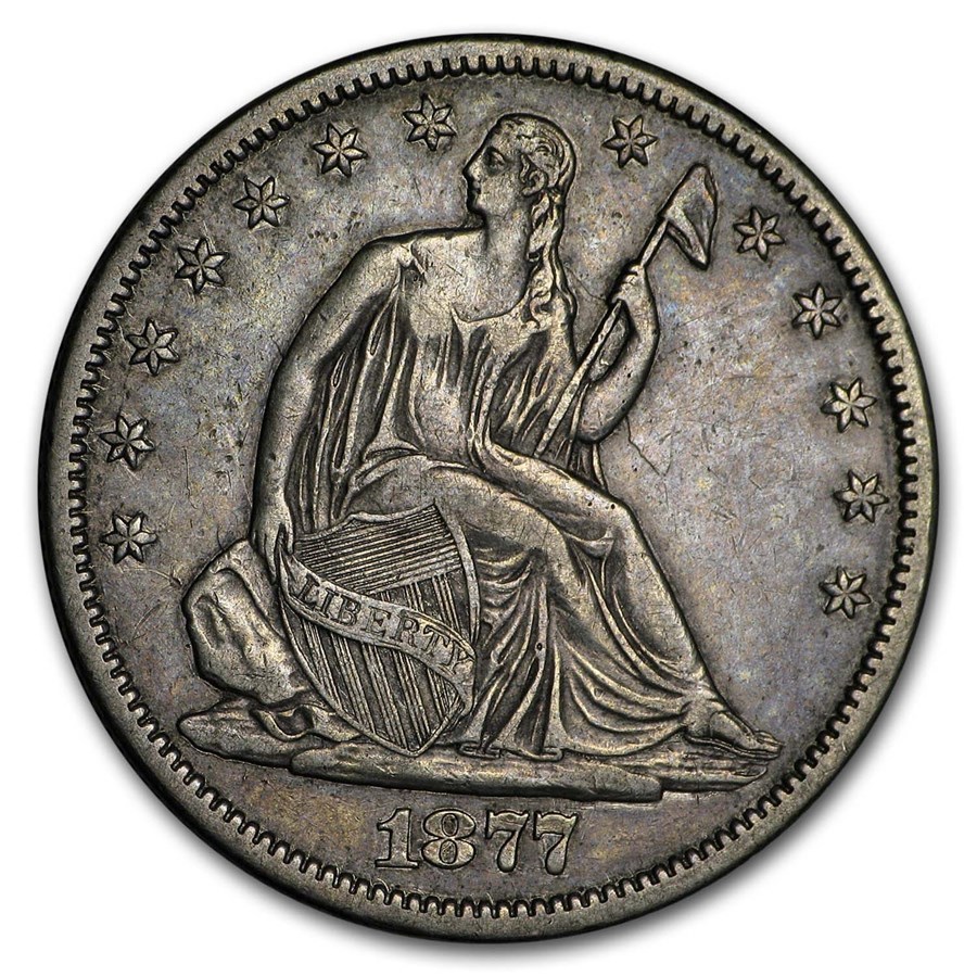 Buy 1877-CC Liberty Seated Half Dollar XF (Details) | APMEX
