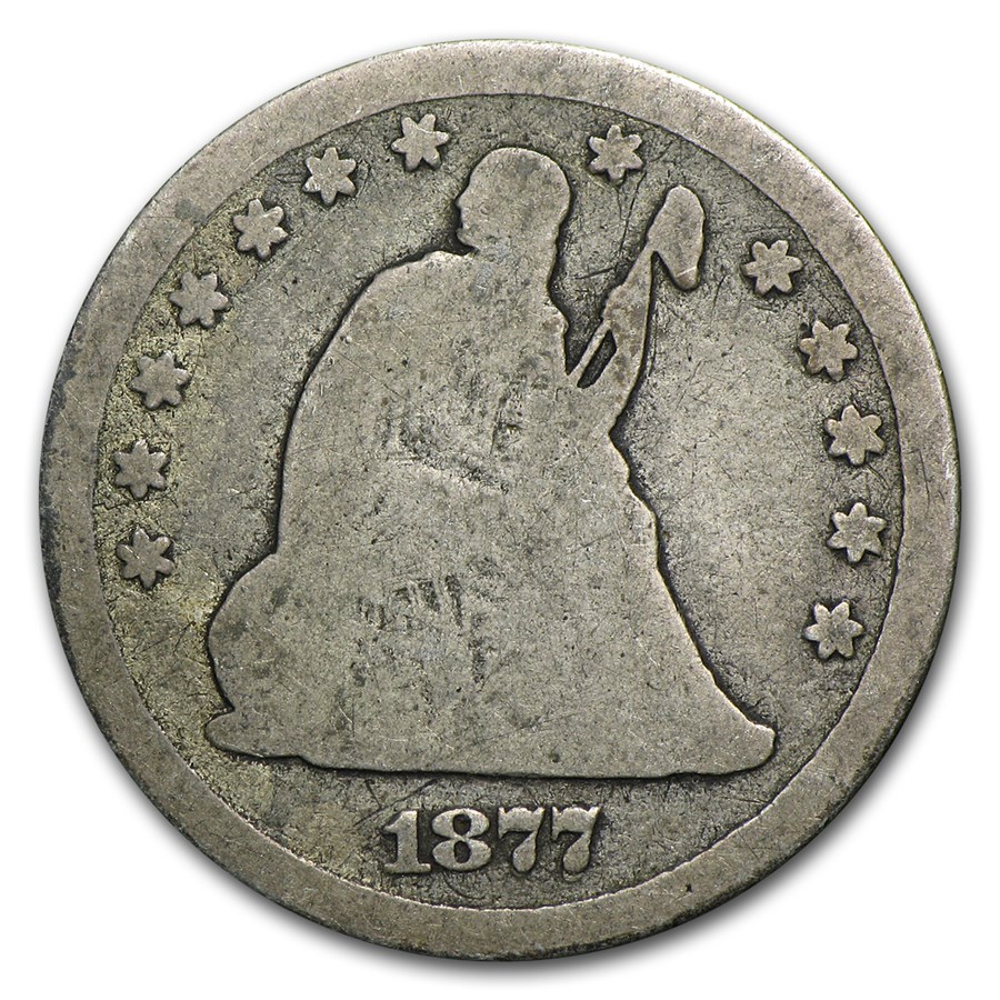 Buy 1877-CC Liberty Seated Quarter AG | APMEX