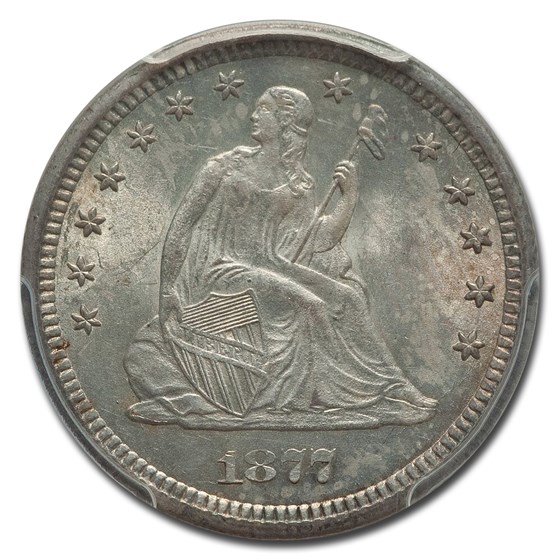 Buy 1877-CC Liberty Seated Quarter MS-65 PCGS | APMEX
