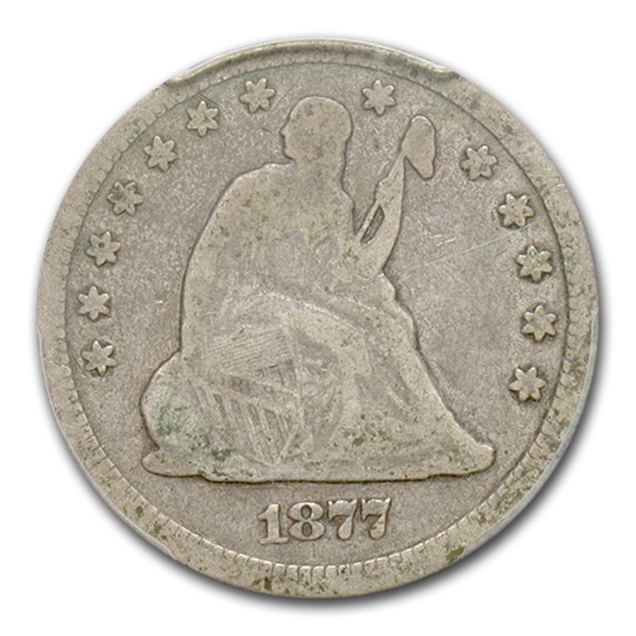 Buy 1877-CC Liberty Seated Quarter VG-8 PCGS | APMEX