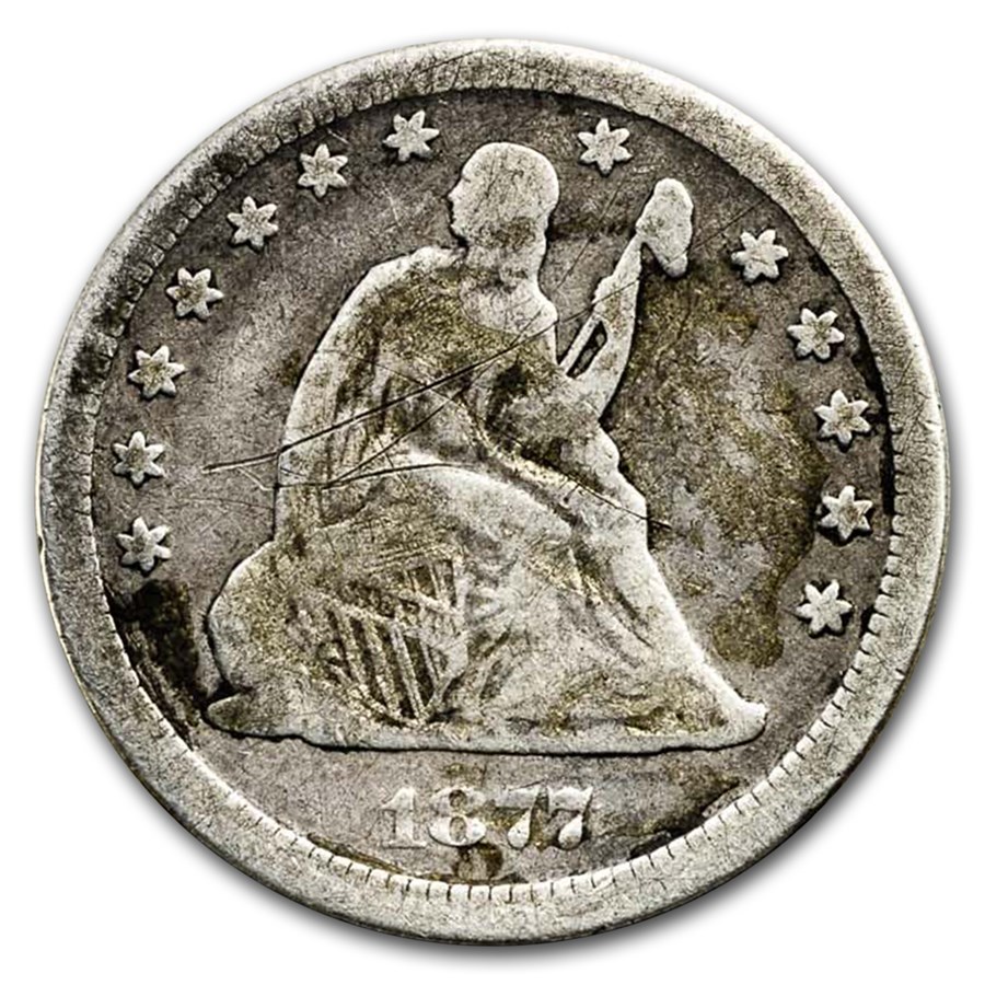 Buy 1877-CC Liberty Seated Quarter VG | APMEX