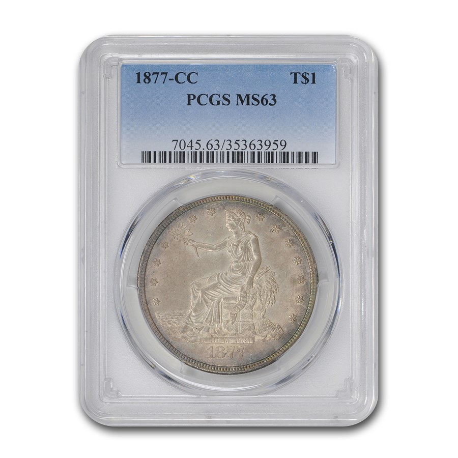 Buy 1877-CC Trade Dollar MS-63 PCGS | APMEX