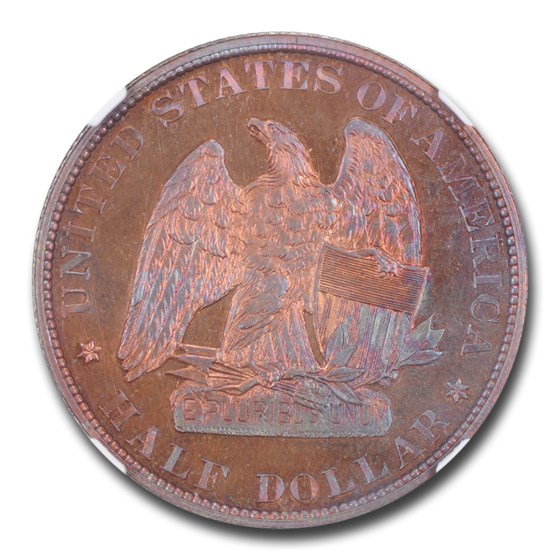 Buy 1877 Half Dollar Pattern PF-66 NGC (Red/Brown, J-1539a) | APMEX