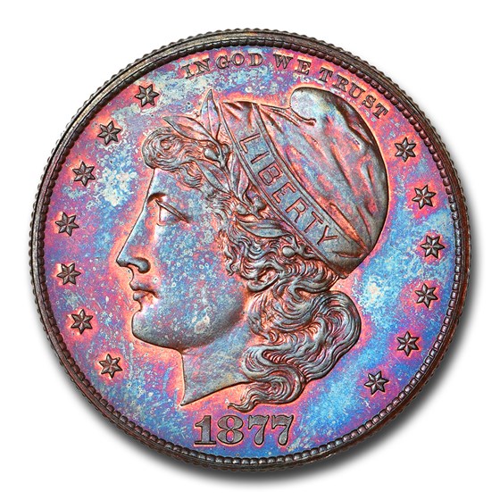Buy 1877 Half Dollar Pattern PR-65+ PCGS (Red/Brown, J-1539) | APMEX