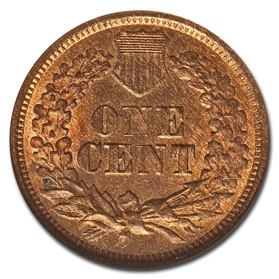 Buy 1877 Indian Head Cent MS-65 NGC CAC (Red/Brown) | APMEX