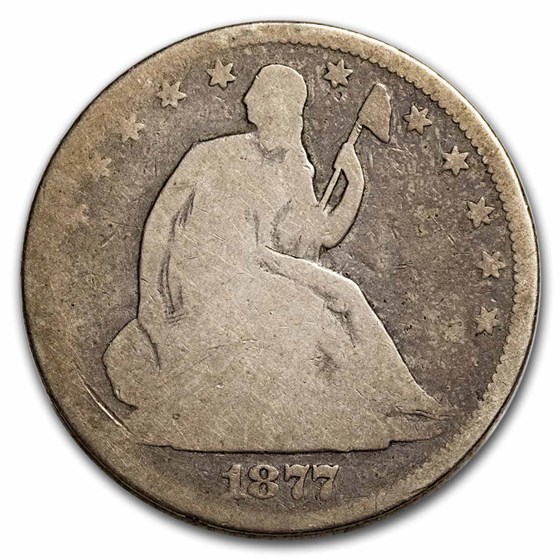Buy 1877 Liberty Seated Half Dollar AG | APMEX