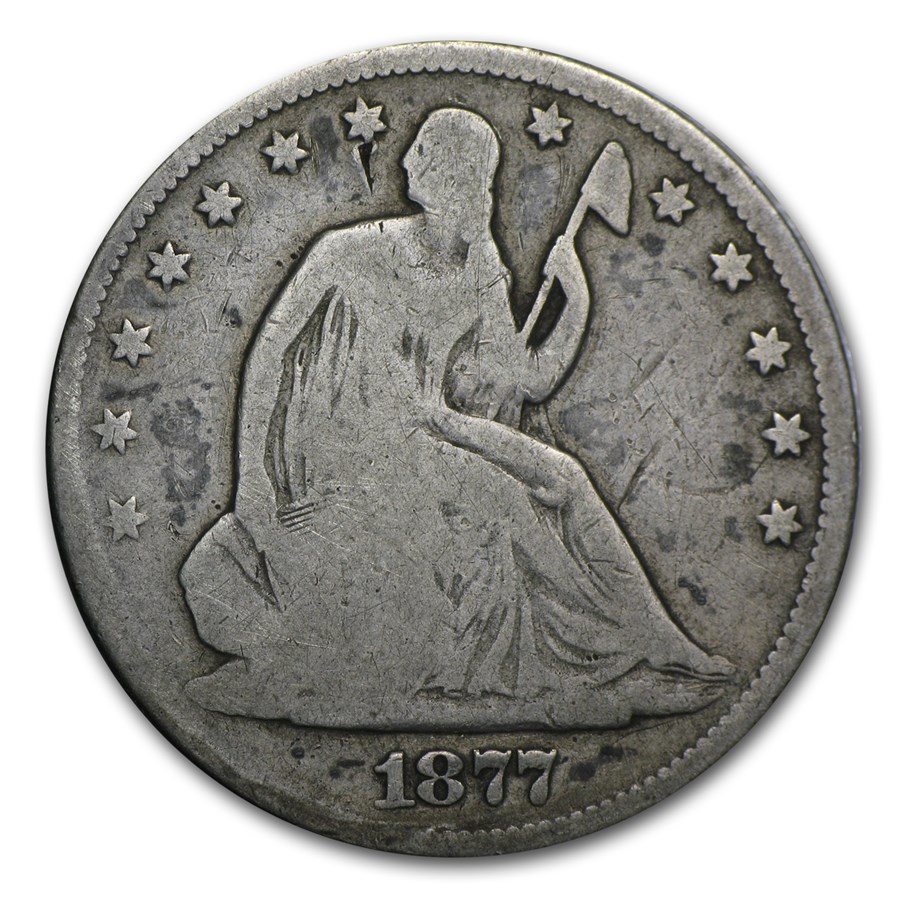 Buy 1877 Liberty Seated Half Dollar Good | APMEX
