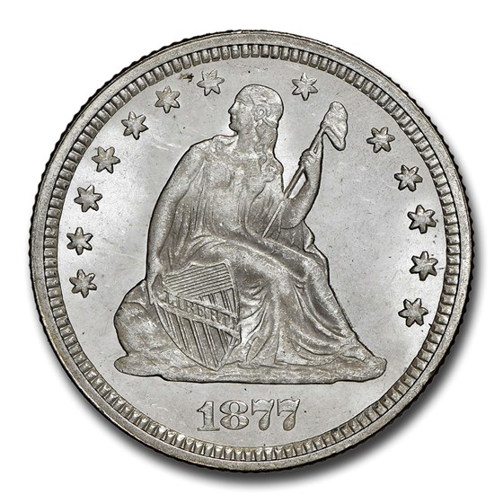 Buy an MS-67+ 1877 Liberty Seated Quarter | APMEX