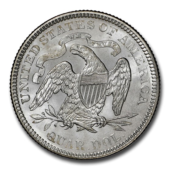 Buy an MS-67+ 1877 Liberty Seated Quarter | APMEX