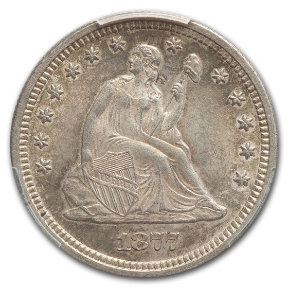 Buy 1877-S/ Horizontal S Liberty Seated Quarter MS-62 PCGS | APMEX