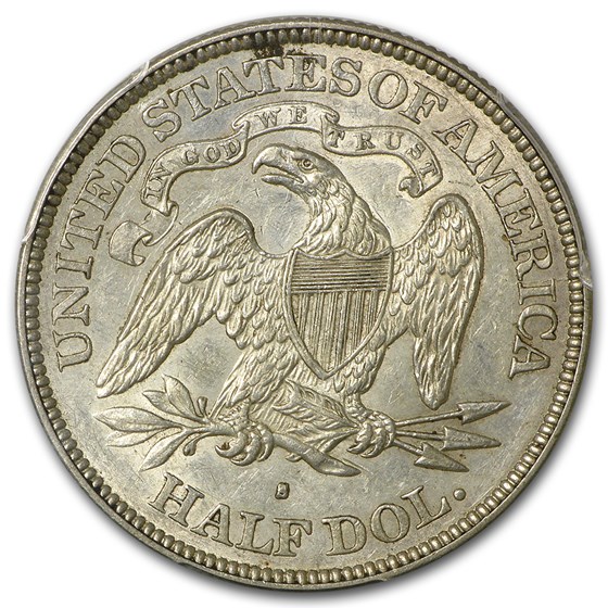 Buy 1877-S Liberty Seated Half Dollar AU-55 PCGS | APMEX