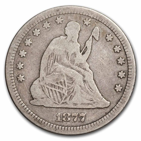 Buy 1877-S Liberty Seated Quarter Fine | APMEX