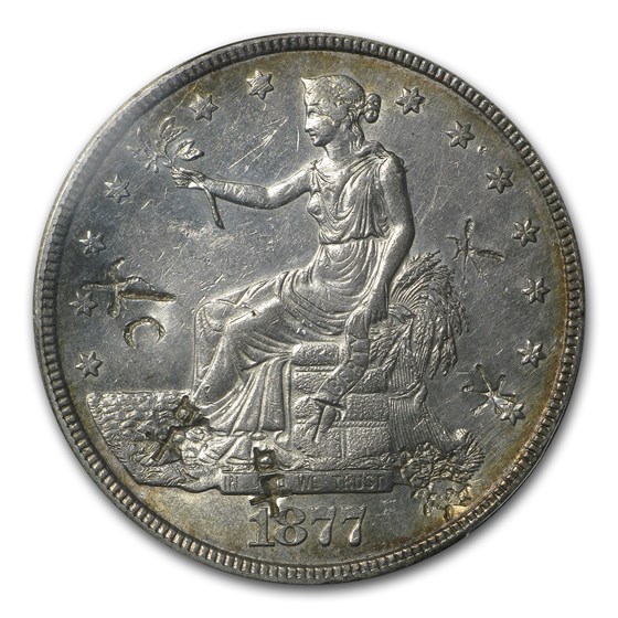 Buy 1877-S Trade Dollar AU Details PCGS (Chopmarks) | APMEX