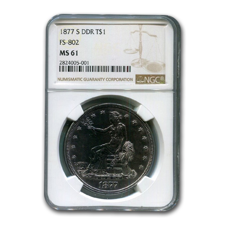 Buy 1877-S Trade Dollar MS-61 NGC (DDR, FS-802) | APMEX