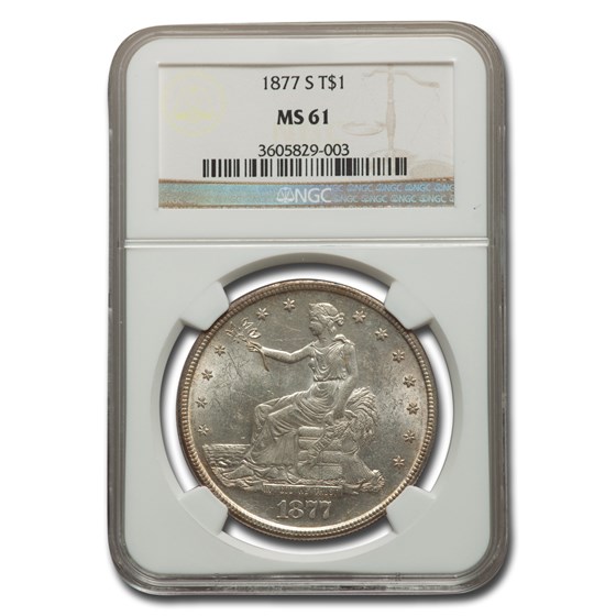 Buy 1877-S Trade Dollar MS-61 NGC | APMEX