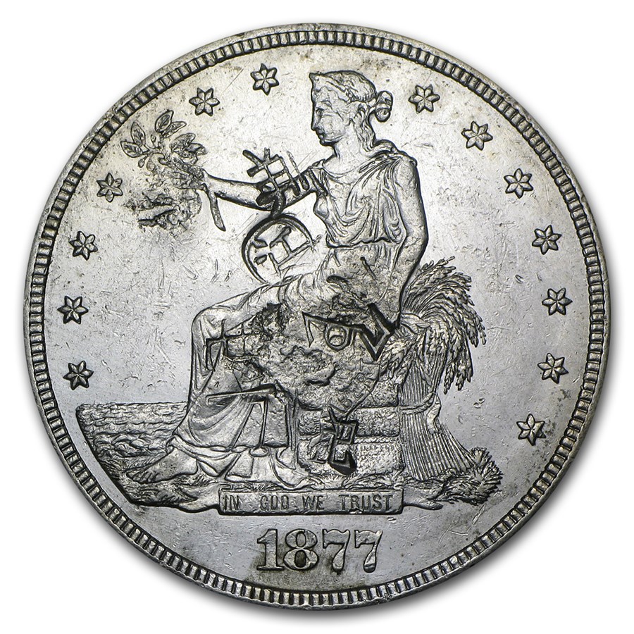 Buy 1877-S Trade Dollar Unc Details (Cleaned, Chopmarked) | APMEX