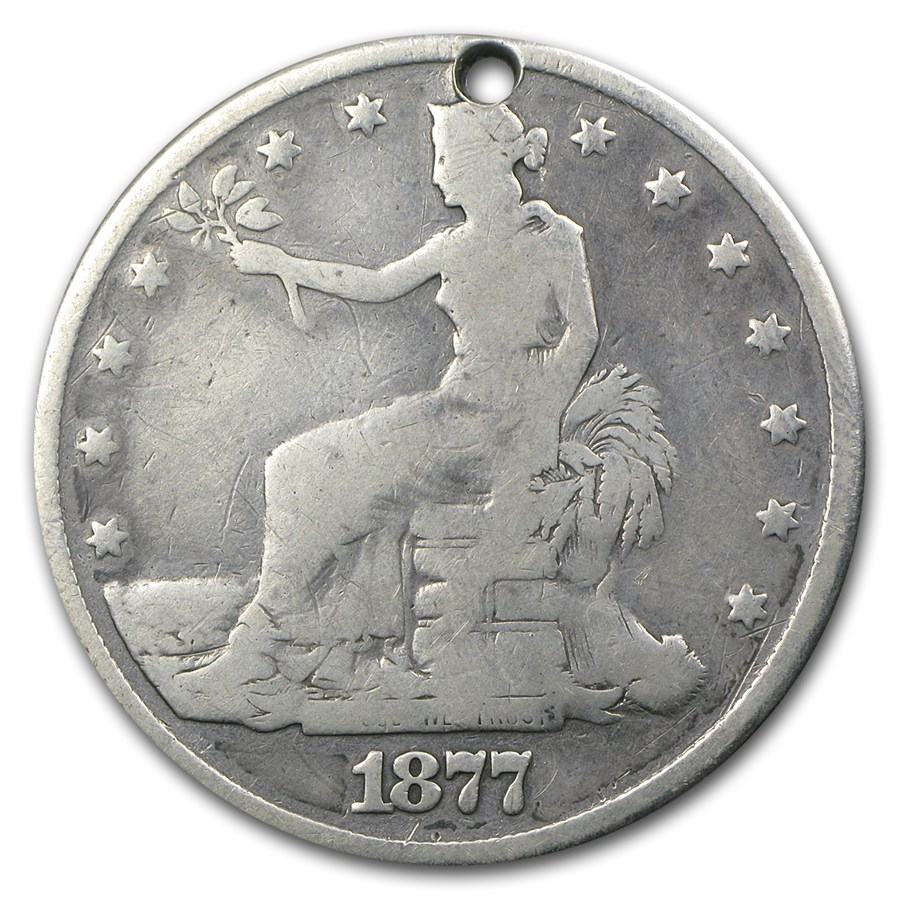 Buy 1877 Trade Dollar Good Details (Holed) | APMEX