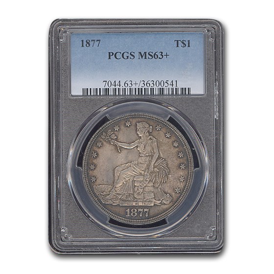 Buy 1877 Trade Dollar MS-63+ PCGS | APMEX