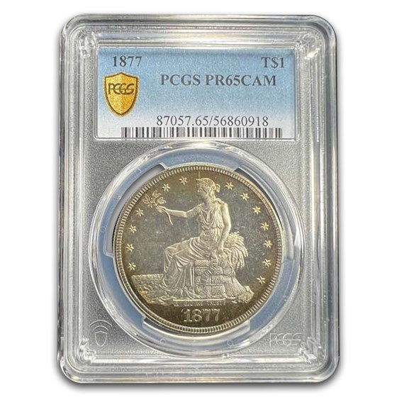 Buy 1877 Trade Dollar PR-65 Cameo PCGS | APMEX