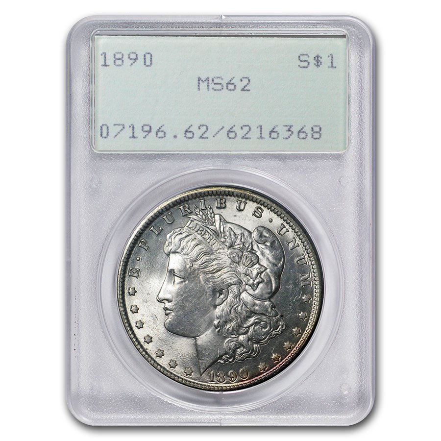 Buy 1878-1904 Morgan Dollars MS-62 PCGS (Old Rattler Holder) | APMEX