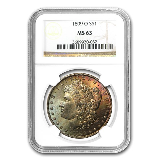 Buy 1878-1904 Morgan Dollars MS-63 NGC (Beautifully Toned) | APMEX