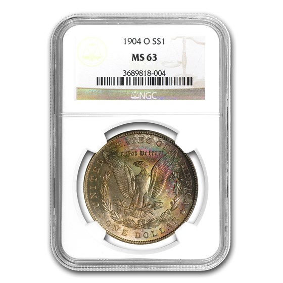 Buy 1878-1904 Morgan Dollars MS-63 NGC (Beautifully Toned) | APMEX