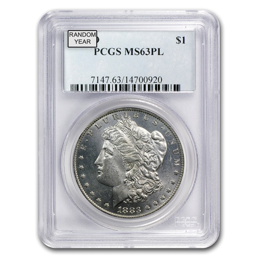 Buy 1878-1904 Morgan Dollars MS-63 PL PCGS | APMEX