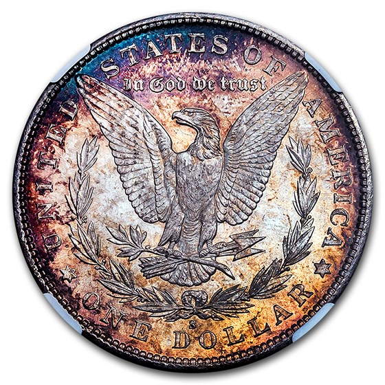 Buy 1878-1904 Morgan Dollars MS-66 NGC (Beautifully Toned) | APMEX