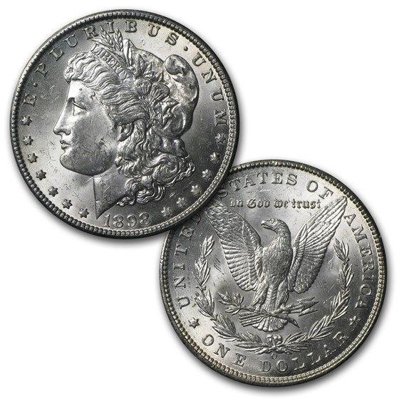 Buy 1878-1921 5-Coin Morgan Dollar Mint mark Set BU | APMEX