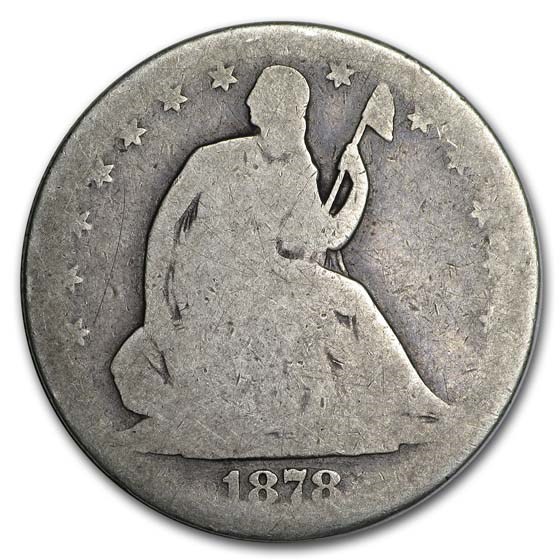 Buy 1878-CC Liberty Seated Half Dollar AG | APMEX