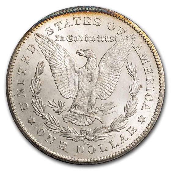 Buy 1878-CC Morgan Dollar MS-62 PCGS (Old Rattler Holder) | APMEX