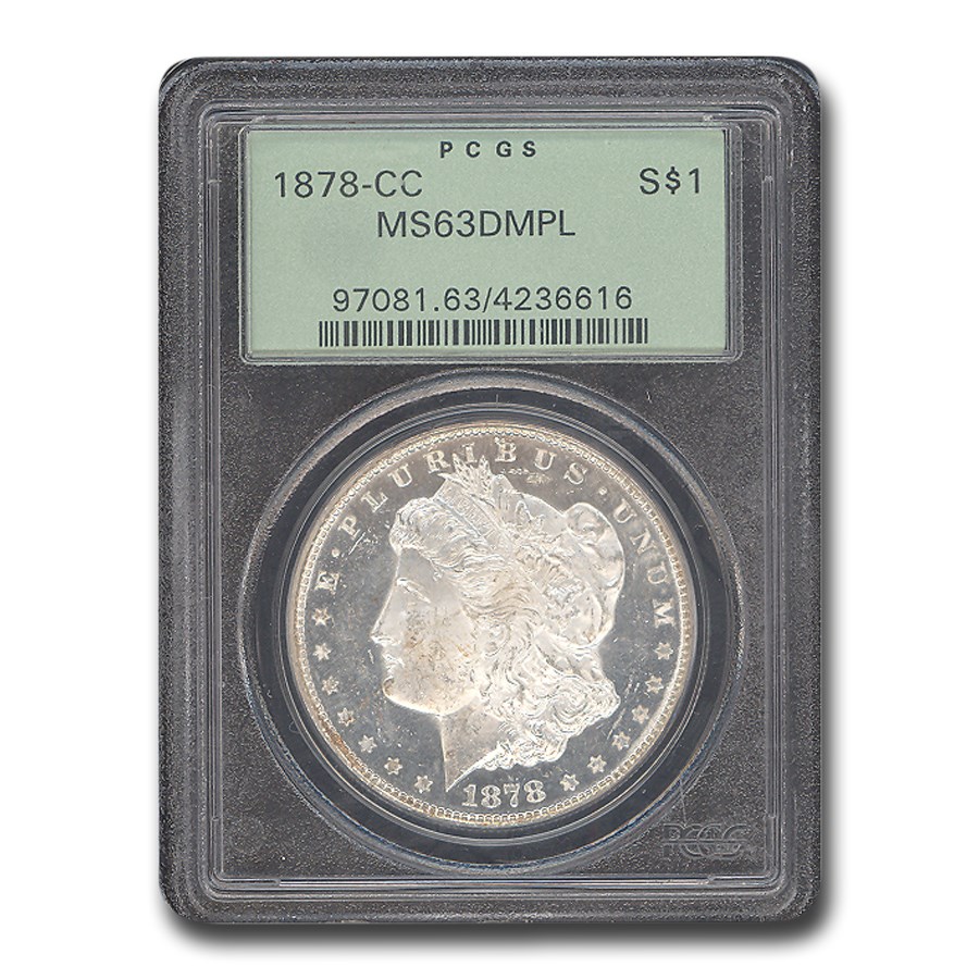 1878-CC Morgan Dollar MS-63 PCGS (DMPL)