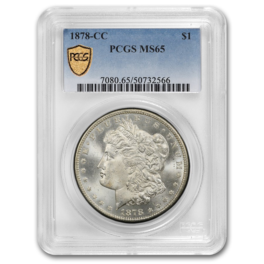 Buy 1878-CC Morgan Dollar MS-65 PCGS | APMEX