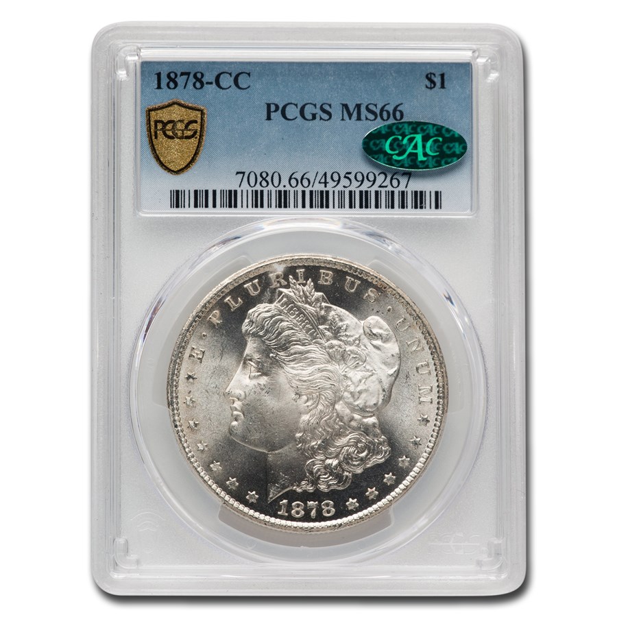 Buy 1878-CC Morgan Dollar MS-66 PCGS CAC | APMEX