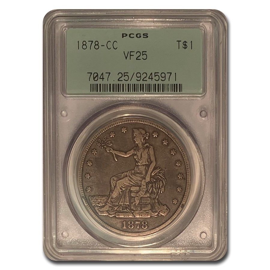 Buy 1878-CC Trade Dollar VF-25 PCGS | APMEX