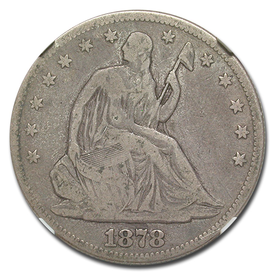 Buy 1878 Liberty Seated Half Dollar VG-10 NGC | APMEX