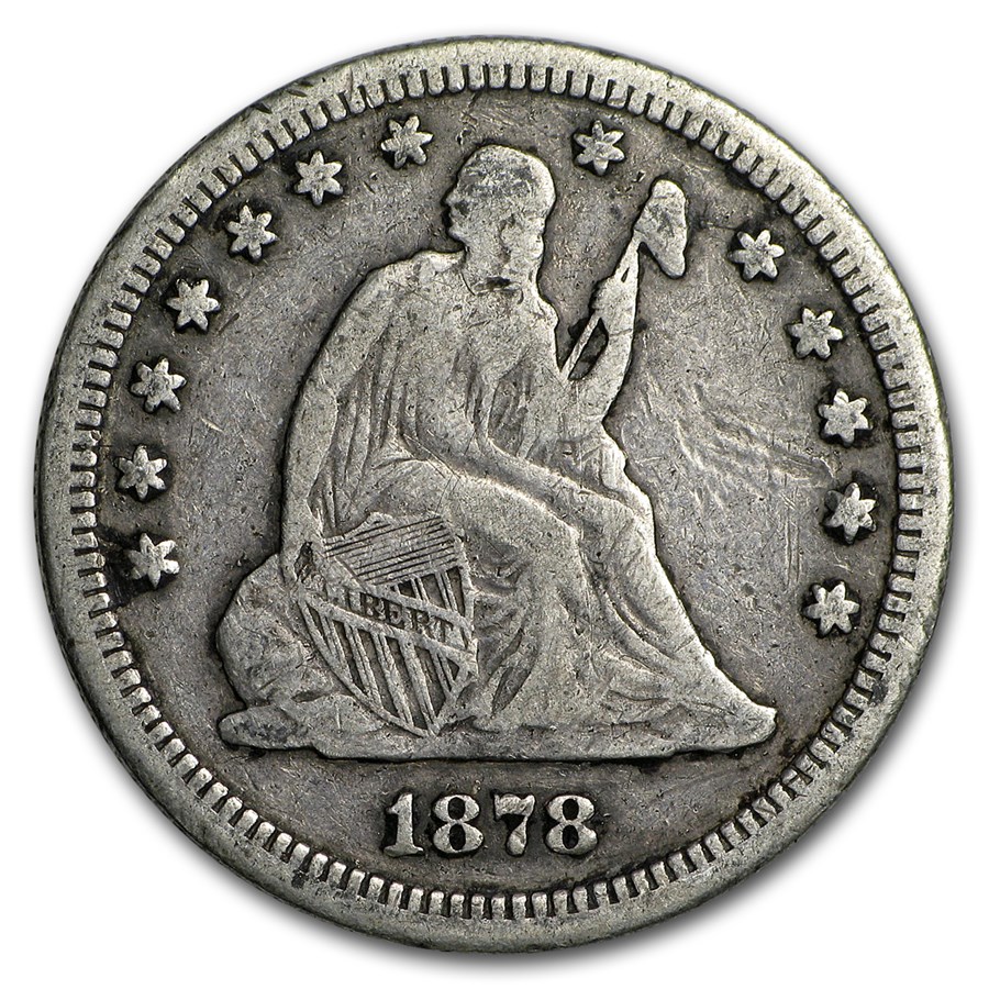 Buy 1878 Liberty Seated Quarter VF | APMEX