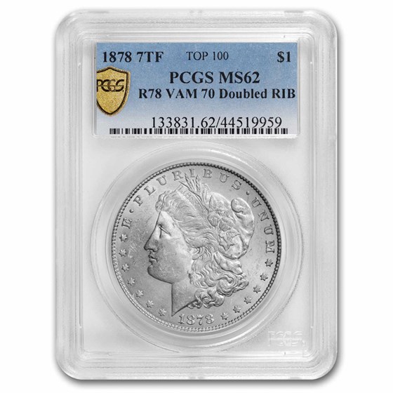 Buy an 1878 Morgan Dollar 7 TF Rev of 78 MS-62 | APMEX