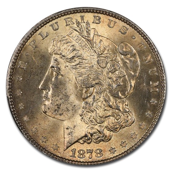 Buy 1878 Morgan Dollar 7 TF Rev of 78 MS-63 PCGS (Toned) | APMEX